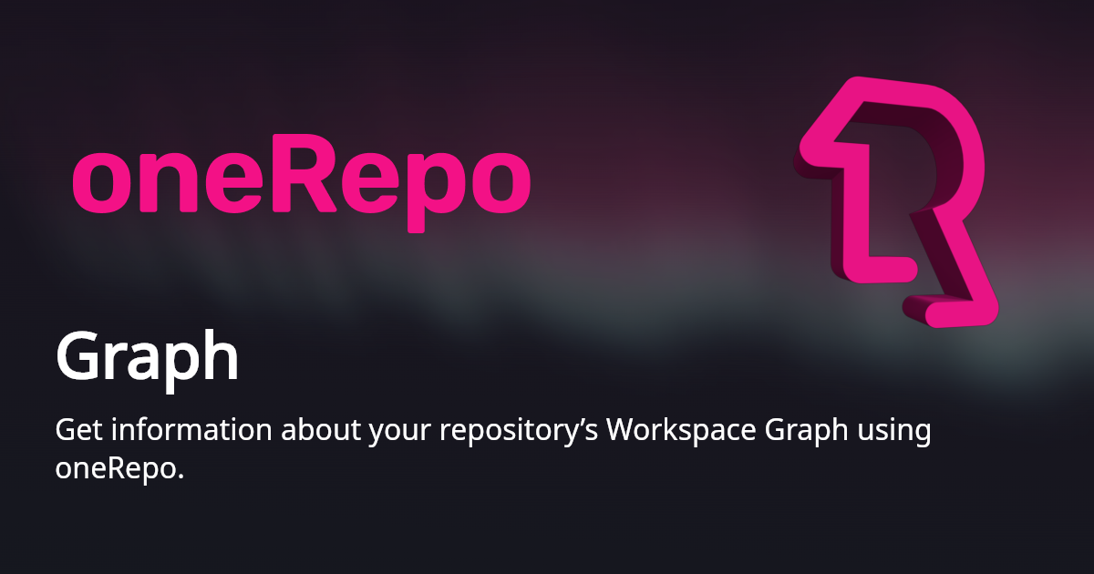 Graph 🚀 oneRepo